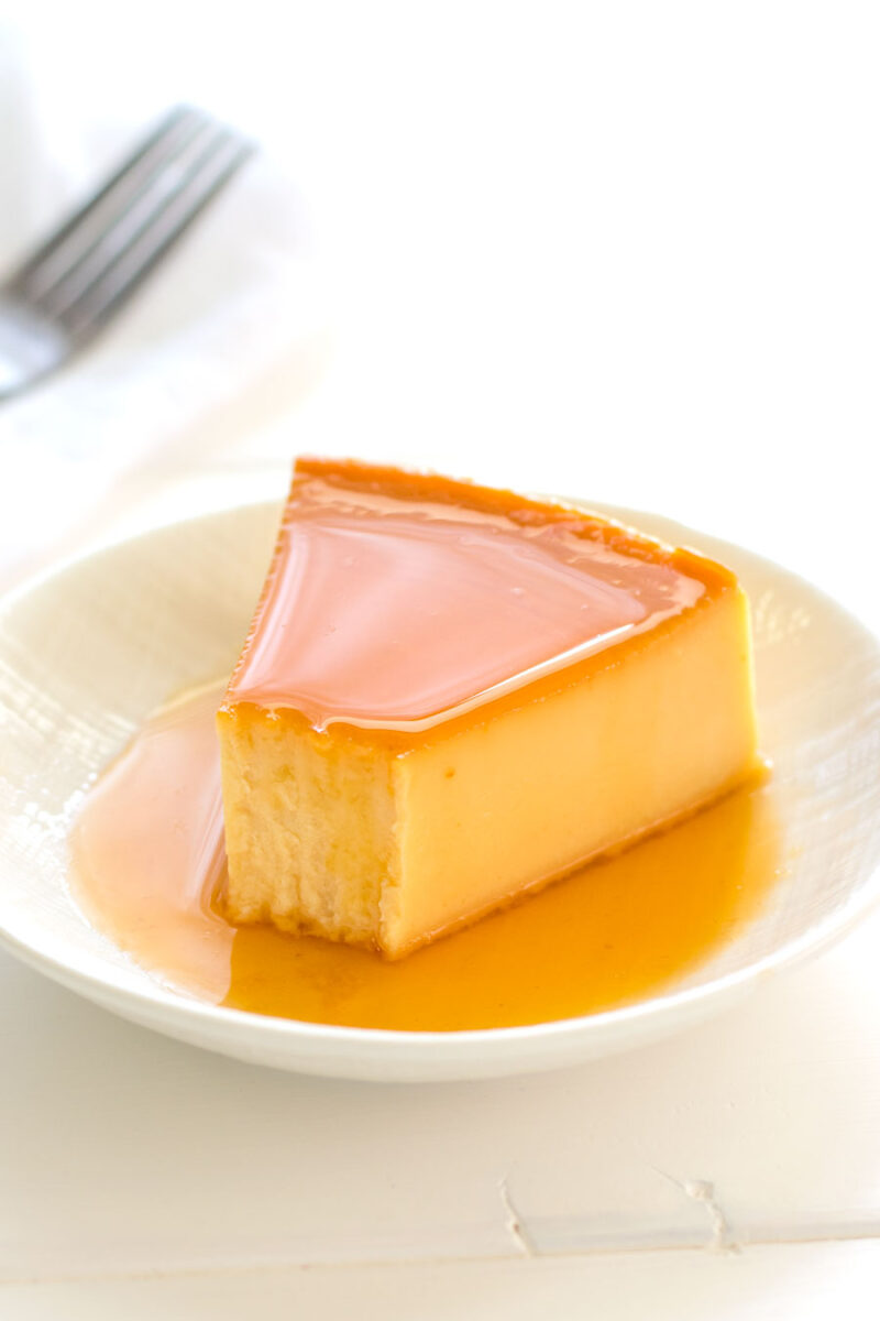 Flan de Queso (Cheese Flan) | Kitchen Gidget