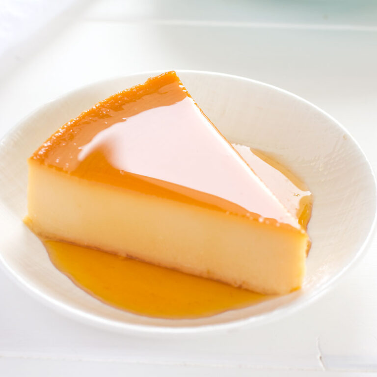 Flan de Queso (Cheese Flan) - Kitchen Gidget