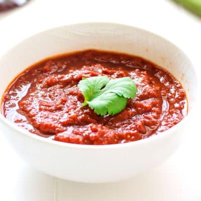 Guajillo Chile Salsa (smoky dried chiles guajillo) | Kitchen Gidget