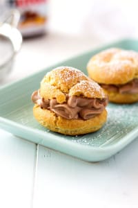 Nutella Cream Puffs | Kitchen Gidget
