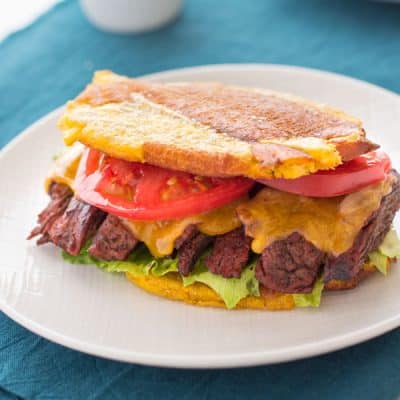 Jibarito Recipe (Puerto Rican Plantain Sandwich) | Kitchen Gidget