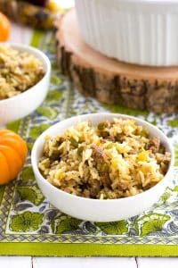 Rice Dressing (Dirty Rice) | Kitchen Gidget