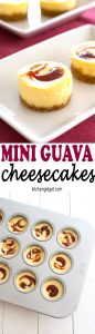 Mini Guava Cheesecakes | Kitchen Gidget