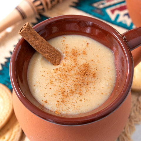 Atole (easy atole de elote!) - Kitchen Gidget