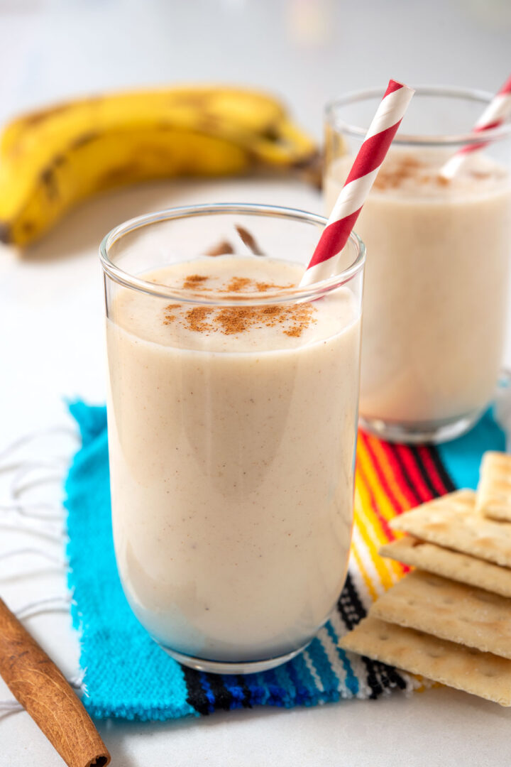 Licuado (banana shake) | Kitchen Gidget